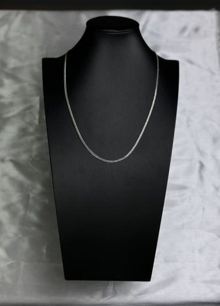 Corrente 3mm 60cm Modelo Elo Duplo ⋆ Fluxos Pratas